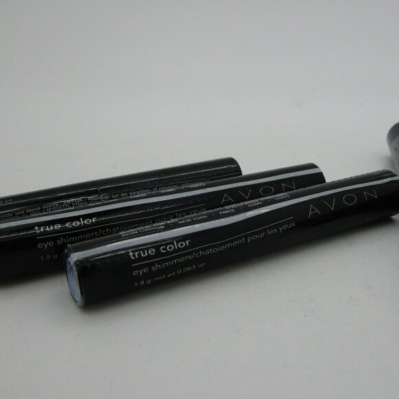 Avon | Makeup | Avon True Color Eye Shimmers Powder Blue S6 Lot Of 4 ...